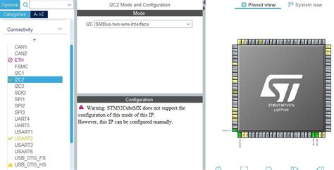 Configuration Of I2c Mode Smbus Is Not Supported
