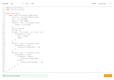 给定一个长度为n的数组，请将数组中元素按照奇偶性重新划分，所有奇数靠左边，所有偶数靠右边，然后分别对奇数、偶数部分进行排序 腾讯云开发者社区 腾讯云