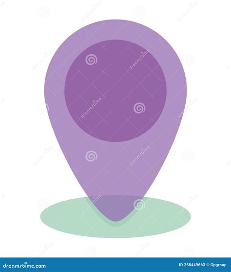 Glassmorphism Purple Location Pin Stock Vector Illustration Of Heart