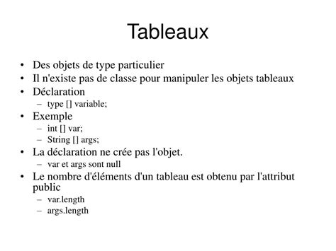 Ppt Strings Et Tableaux En Java Powerpoint Presentation Free Download Id3879135