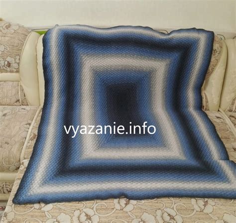 Плед крючком Описание и схема Все о вязании