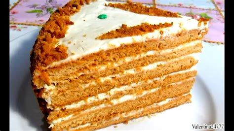 Вкусно Торт МЕДОВИК Старинный Рецепт Медового Торта Рецепты ТОРТОВ Youtube