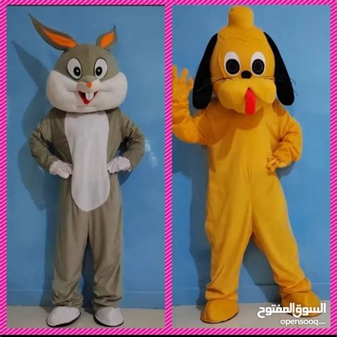 شخصيات كرتونية ماشا و ماريو و ميكي ماوس و ميني ماوس و سنافر خدمة