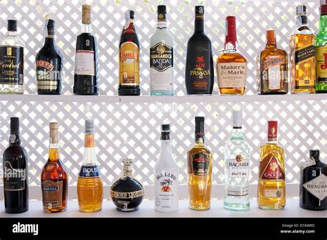 Liquor Bottles Wallpaper