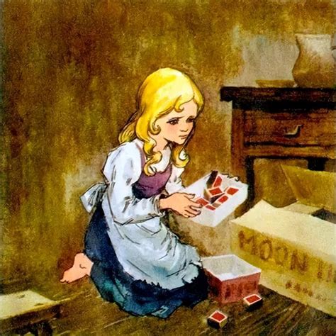 安徒生童话《卖火柴的小女孩》连环画 知乎