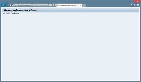Sap Web Dynpro Hello World Abap Desenvolvimento Código Aberto