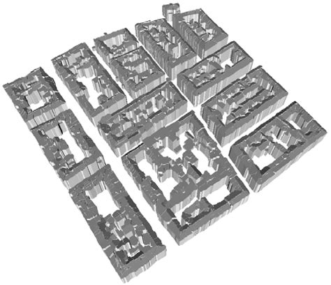 Vrml Visualization Of A Model Created From The Boundary Polygons Of The Download Scientific