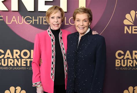 Julie Andrews Proudly Supports Carol Burnett In New Photos Parade