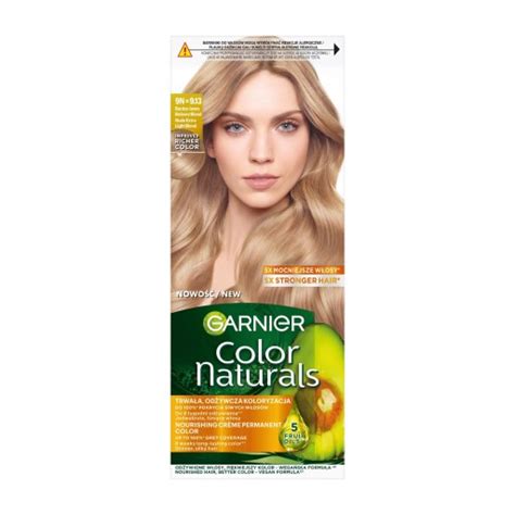 Garnier Color Naturals Farba 9n Bardzo Jasny Beżowy Blond 3600542601474 • Cena Opinie