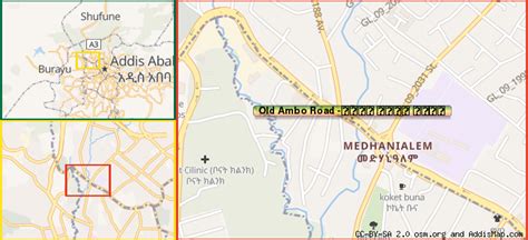 Old Ambo Road የድሮው የአምቦ መንገድ Main Street Addis Ababa Ethiopia