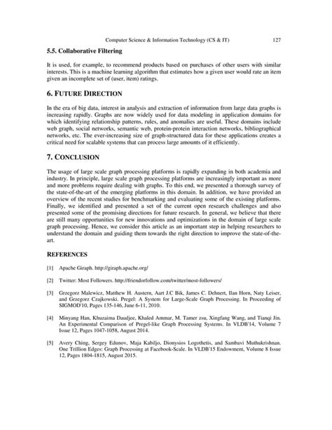 Big Graph Tools Techniques Issues Challenges And Future Directions Pdf
