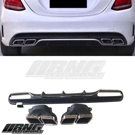 Mercedes C Class W205 Amg Line Diffuser Bng Performance