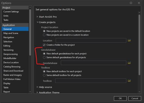 solved auto generated project gdb avoid or delete esri community