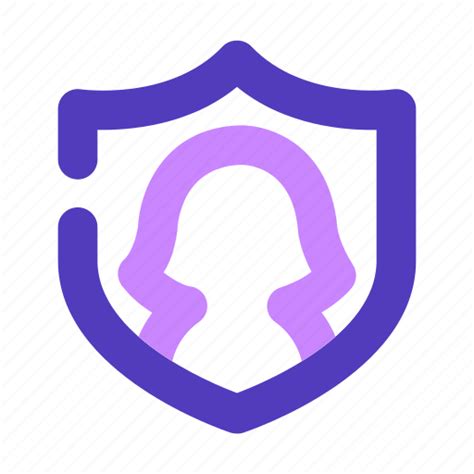 User Security Female Access Data Protection Privacy Icon Download On Iconfinder