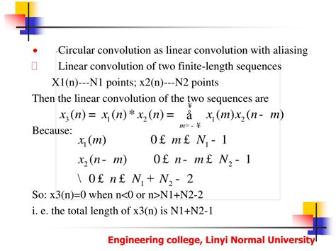 Ppt Discrete Fourier Transform Properties And Applications