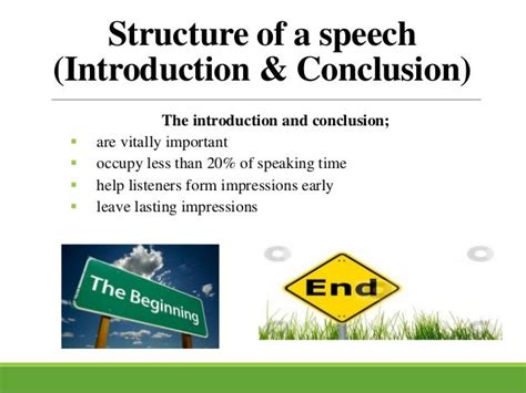 Structure Of A Speech Introduction And Conclusion
