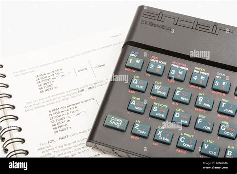 1982 Sinclair ZX Spectrum BASIC Programming Manual On Off White