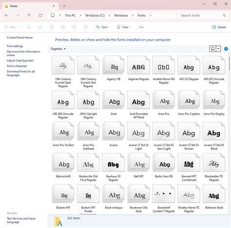 How To View Windows 11 Fonts Folder As Normal Folder Super User