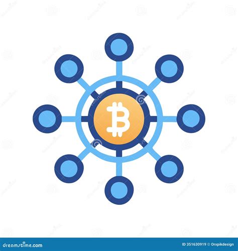 Distributed Ledger Technology Icon Stock Illustration Illustration Of
