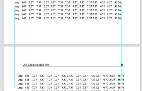 Horizontal Alignment Problem With A Wide Table Which Spans Multiple