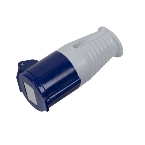 Blue Socket 230v 16a Huttie
