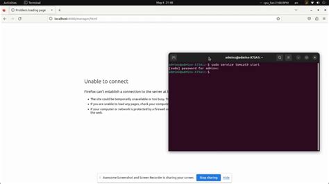Start Apache Tomcat Server Ubuntu Linux Localhost8080 Youtube