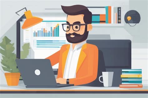 Premium Photo TechSavvy Workspace Programmers Haven