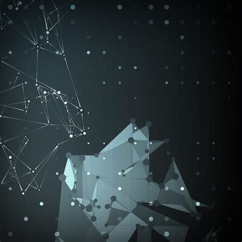 Абстрактный технологический фон Премиум вектор