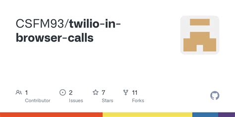 github csfm93 twilio in browser calls