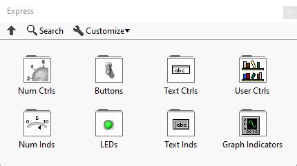 Controls Palette Express LabVIEW Wiki