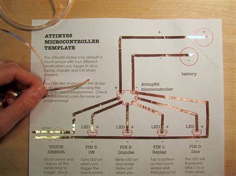 Microcontroller Sticker Intro Tutorial Chibitronics Microcontrollers