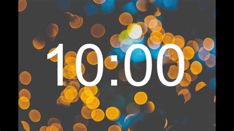 10 Minute Timer Timer Countdown 10 Minute Countdown 10 Minute Stopwatch 600 Sec Youtube