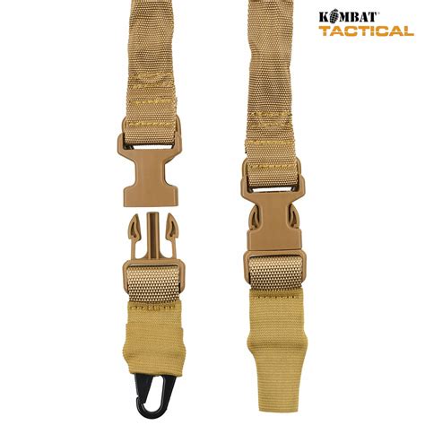 Sistem De Suspensie Tacticala Bungee 1 2 Puncte Kombat Tactical Coyote