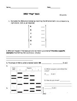 Genetics Quiz By The Science Lady TPT
