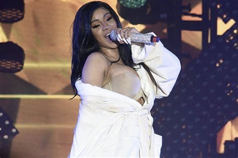 Cardi B Twerks So Hard She Splits Open Bodysuit On Stage Revealing
