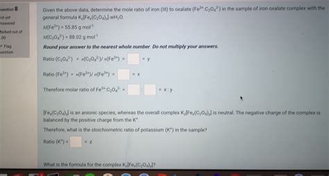 Solved Calculations Given The Following Data Determine The