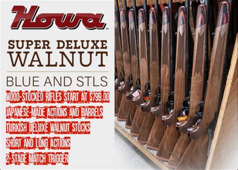 New Howa 1500 Super Deluxe Rifles With Wood Stocks Daily Bulletin