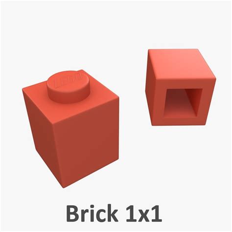 Lego Bricks 1x1 3d Model