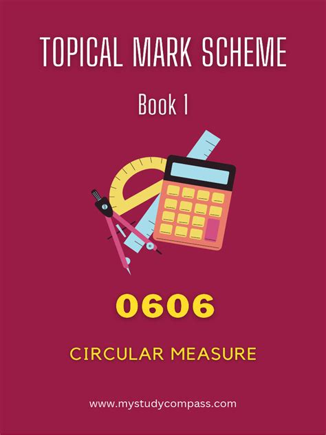 9 Cie Igcse Additional Mathematics Topical Mark Scheme Circular Measure