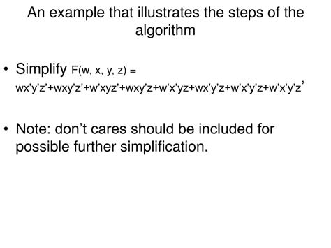 Ppt Quine Mccluskey Method Powerpoint Presentation Free Download