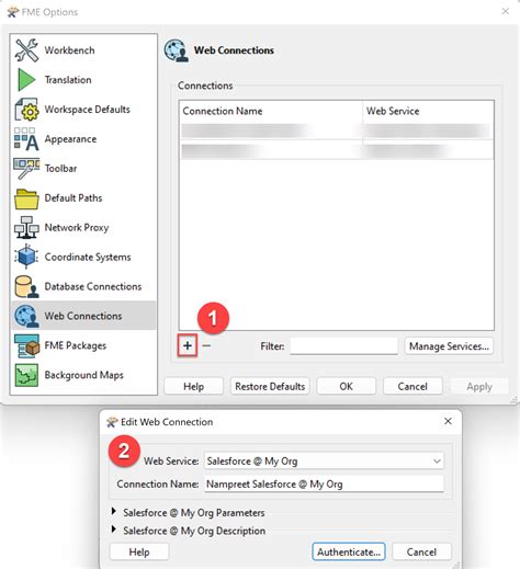 Connecting To Salesforce In Fme Fme Support Center