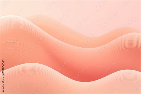 Peach Fuzz Color Of The Year 2024 Abstract Waves Background New 2024 Trending Peach Fuzz Color
