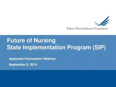 PPT Future Of Nursing State Implementation Program SIP PowerPoint Presentation ID 5656184