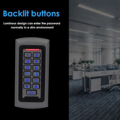 Getuscart Stand Alone Access Control Keypad Metal Rfid Card Reader Door Access Control System