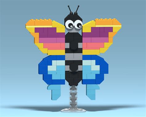 Lego Moc 11037 Butterfly By Mattking4 Rebrickable Build With Lego
