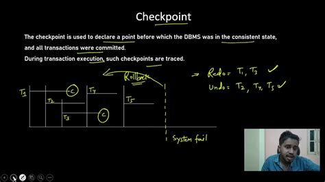 Checkpoint In Dbms Checkpoint Algorithm In Dbms What Is Checkpoint In Dbms Youtube