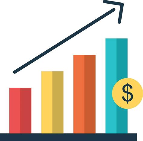 Growth Chart Icon Growing Graph Bar Chart Growing Graph Icon For
