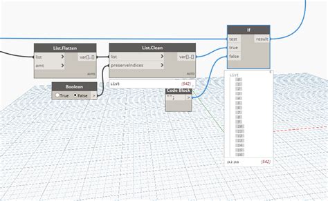 If Node Output List Is Copying The Size Of The Opposing List Lists Logic Dynamo