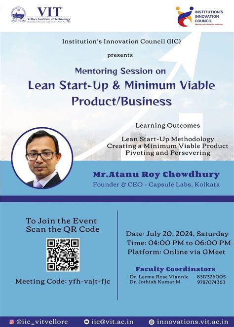 dr jothish kumar mohanavel on linkedin vit iic innovation startup design