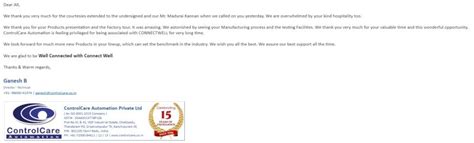 Jayashankar K On Linkedin It Feels Great When A Customer Appreciates